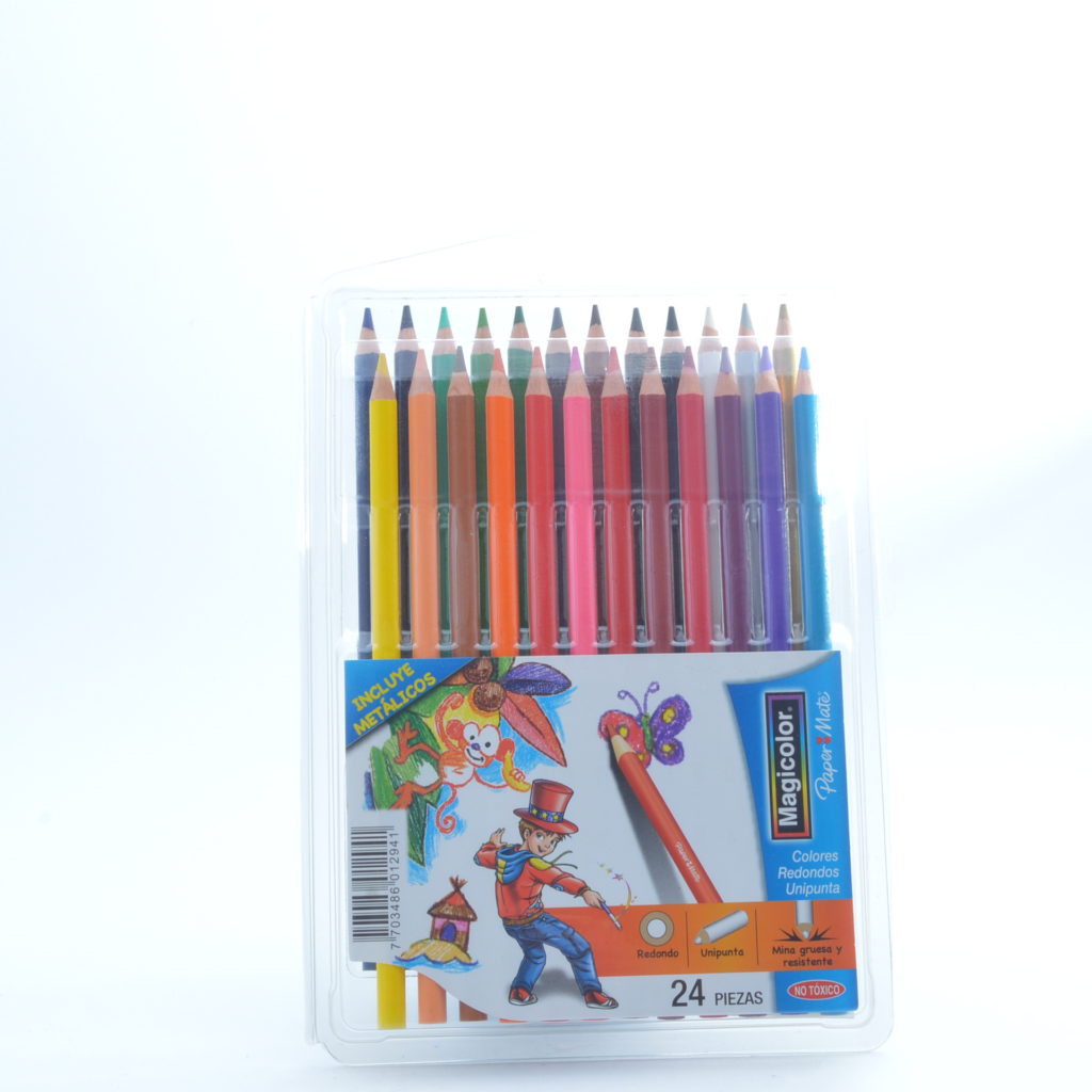 COLORES MAGICOLOR X 24 LAPICES UNIPUNTA - Occidente Papelería