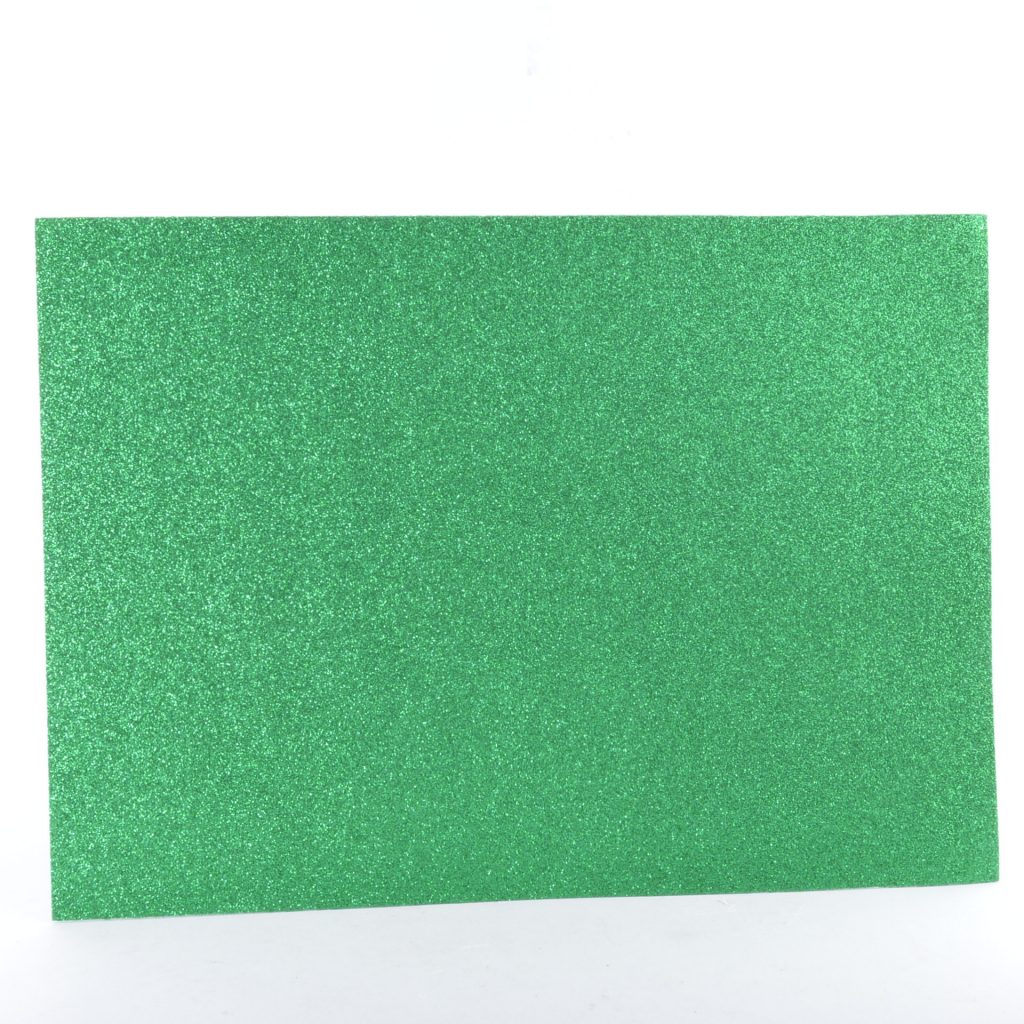 FOAMI ESCARCHADO 1/8 VERDE NAVIDAD - Occidente Papelería